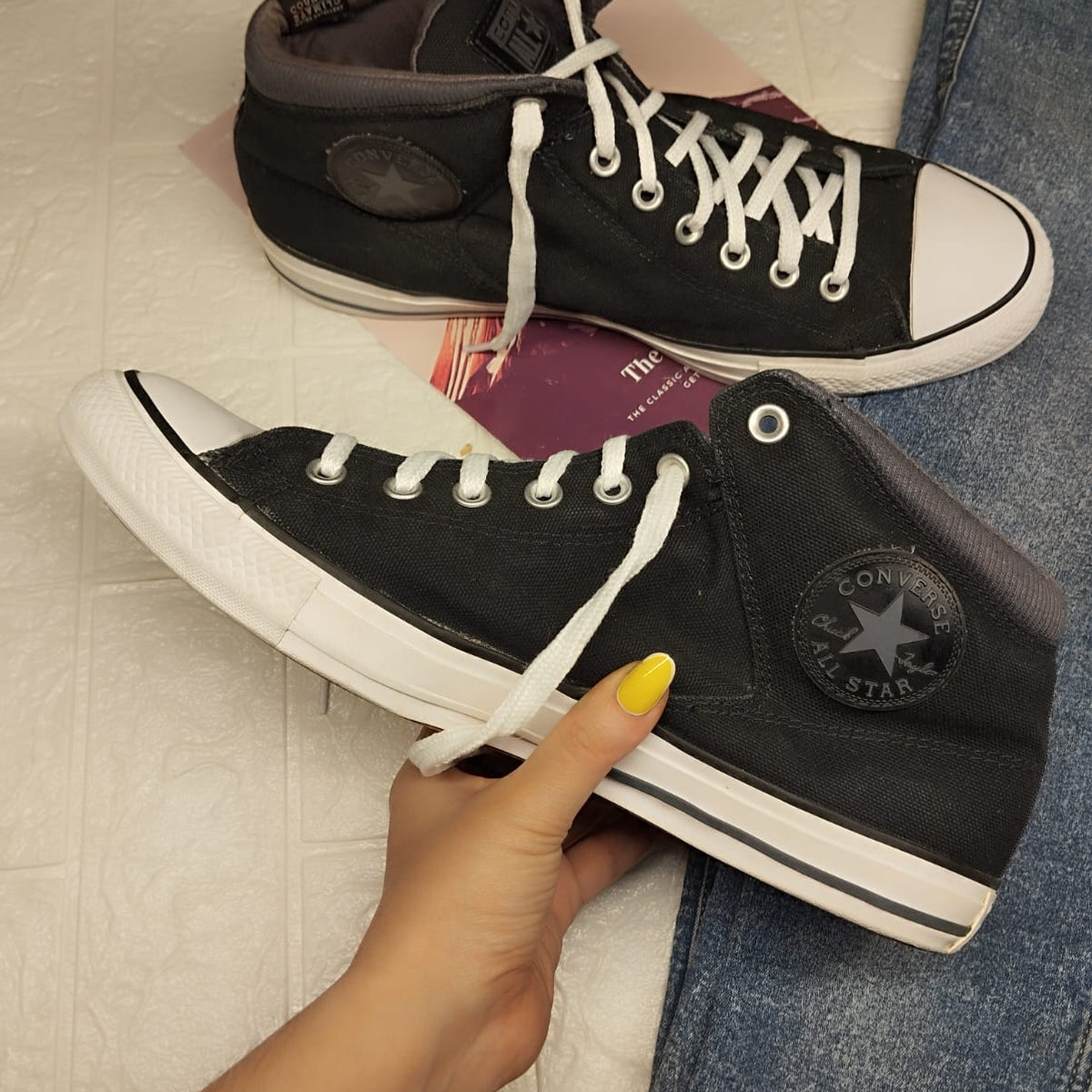 Full black ankle cut converse – shoebaazar