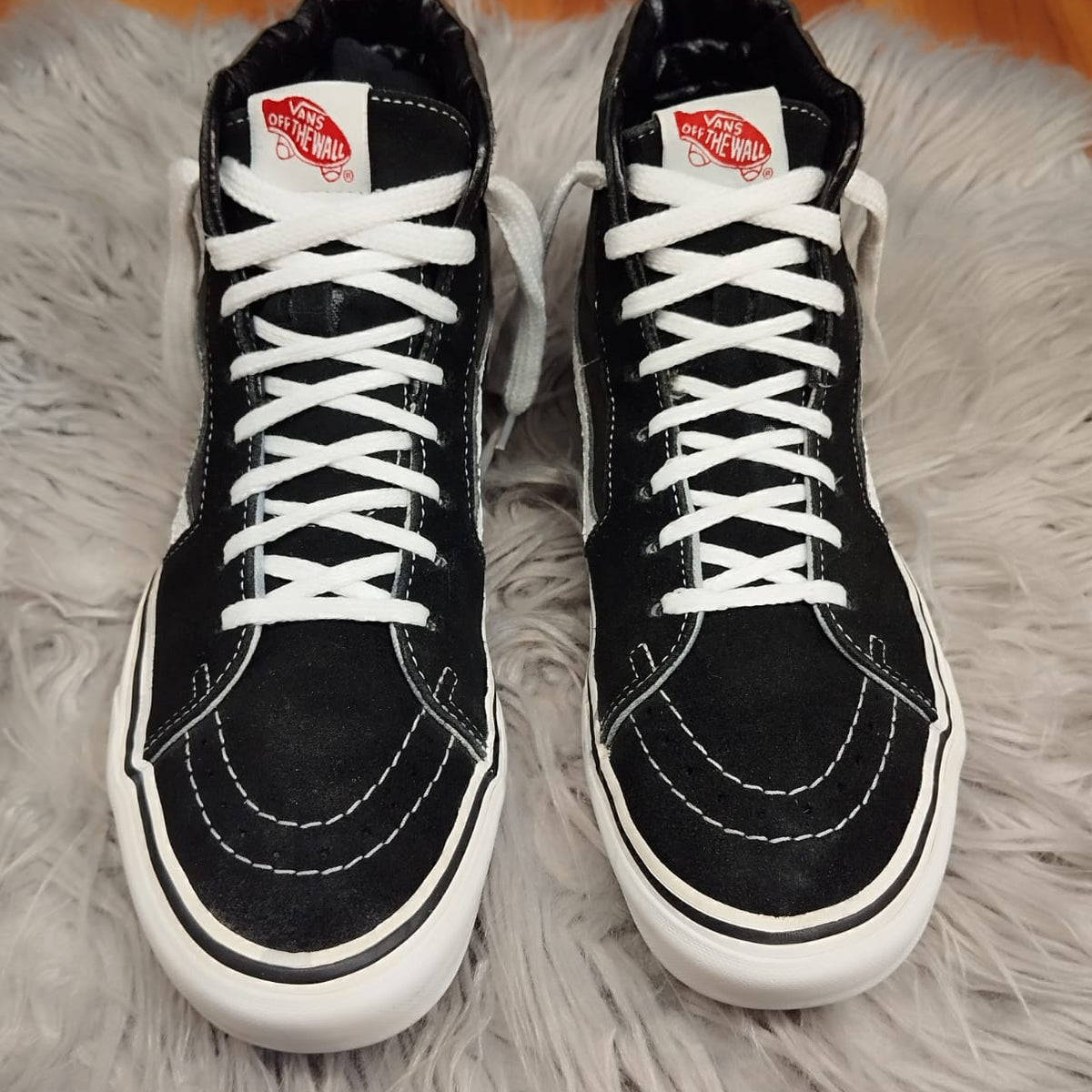 Black high rise vans – shoebaazar